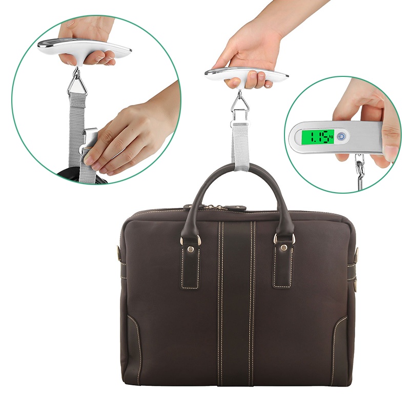 Portable l 50kg/110lb LCD Digital Luggage Weight Scales Hanging ...