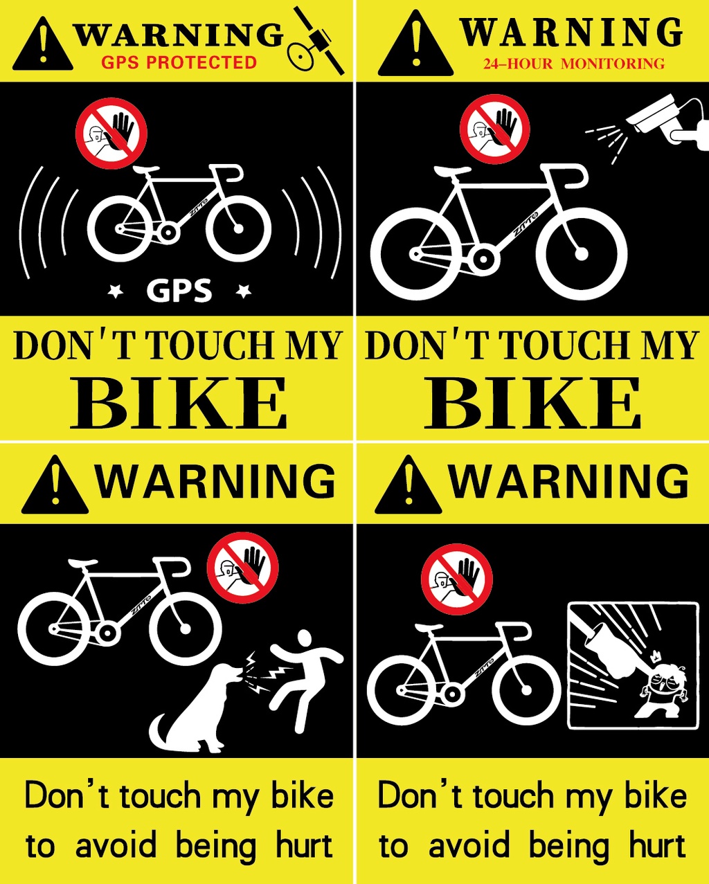 ZTTO 36PCS Sticker Set MTB Road Bike Sticker High Quality Label Paper ...