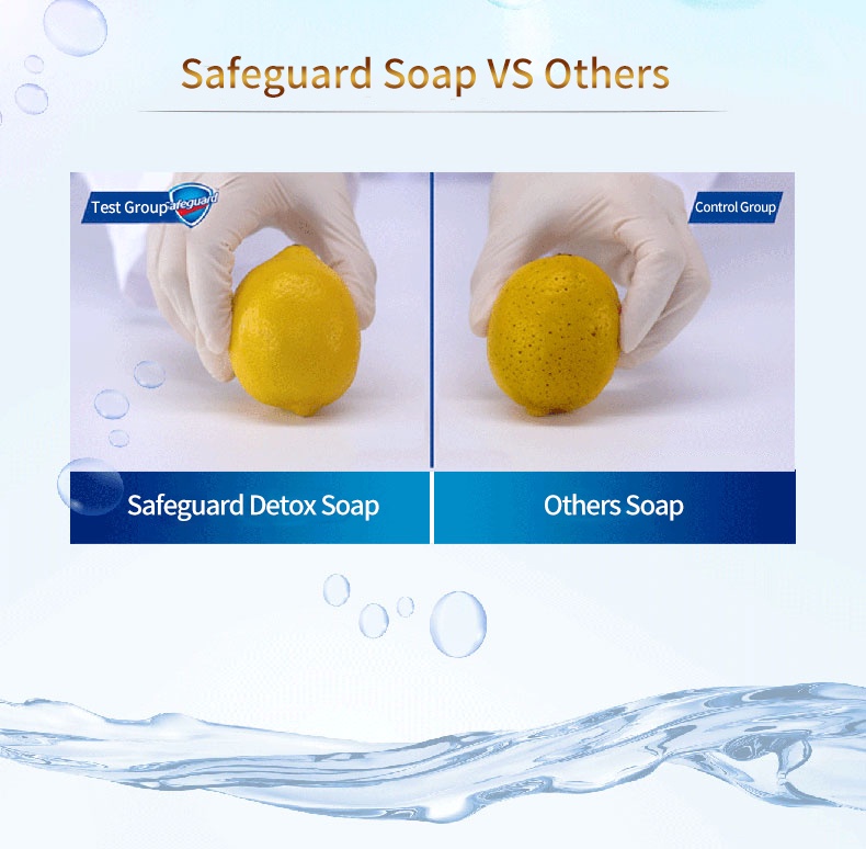 Safeguard Soap Natural Pomegranate Detox Bath Antibacterial Soaps 108g ...