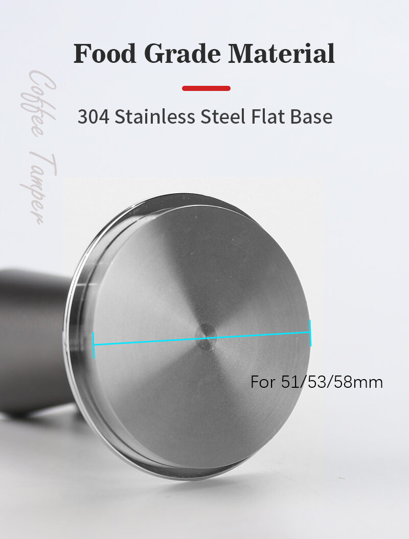 Coffee Tamper Set 51/53/58mm Coffee Accessories Espresso Calibrated ...