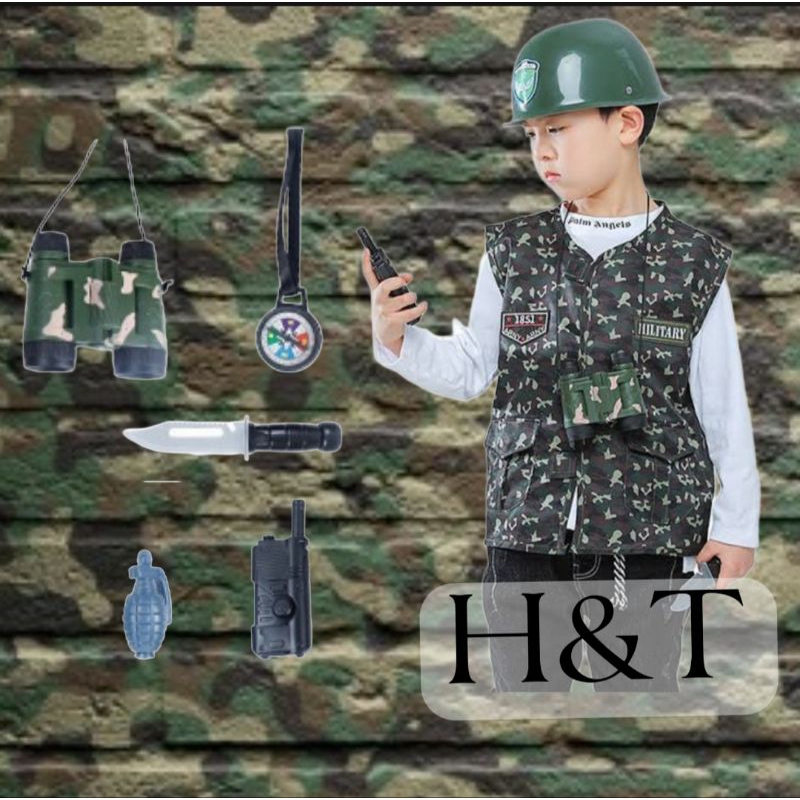 Career Soldier/Army Costume For Kids | Shopee Malaysia