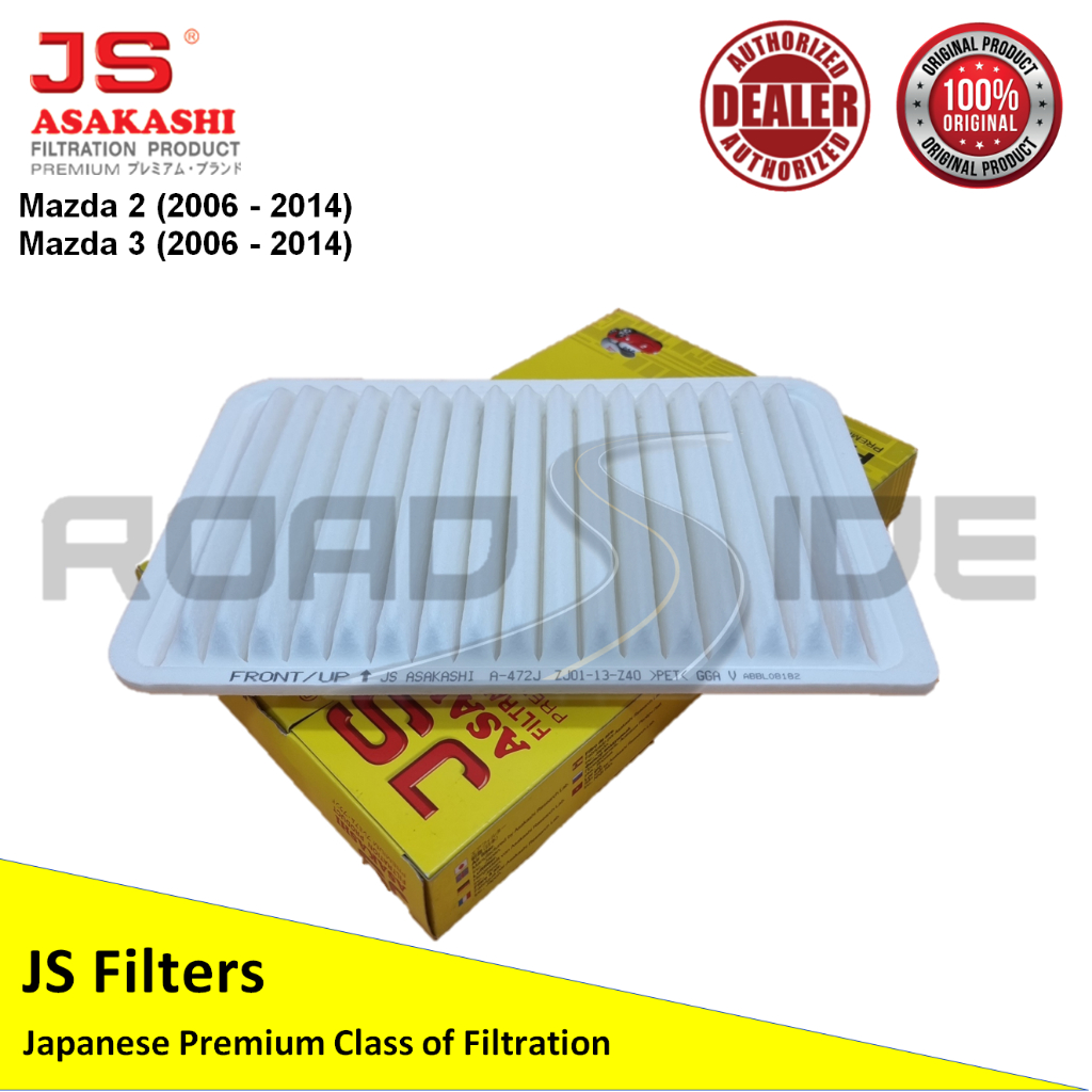 JS Asakashi Engine Air Filter for Mazda 2 (2006 - 2014) and Mazda 3 ...