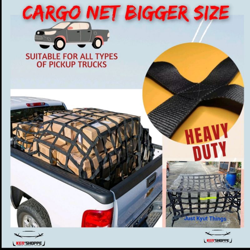 Cargo Net Bigger size for all type of pick up truck | Shopee Malaysia