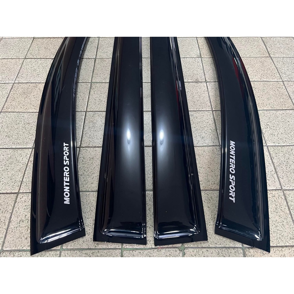 Mitsubishi Montero Sport Rain Visor Door Visor Rain gutter Exterior ...