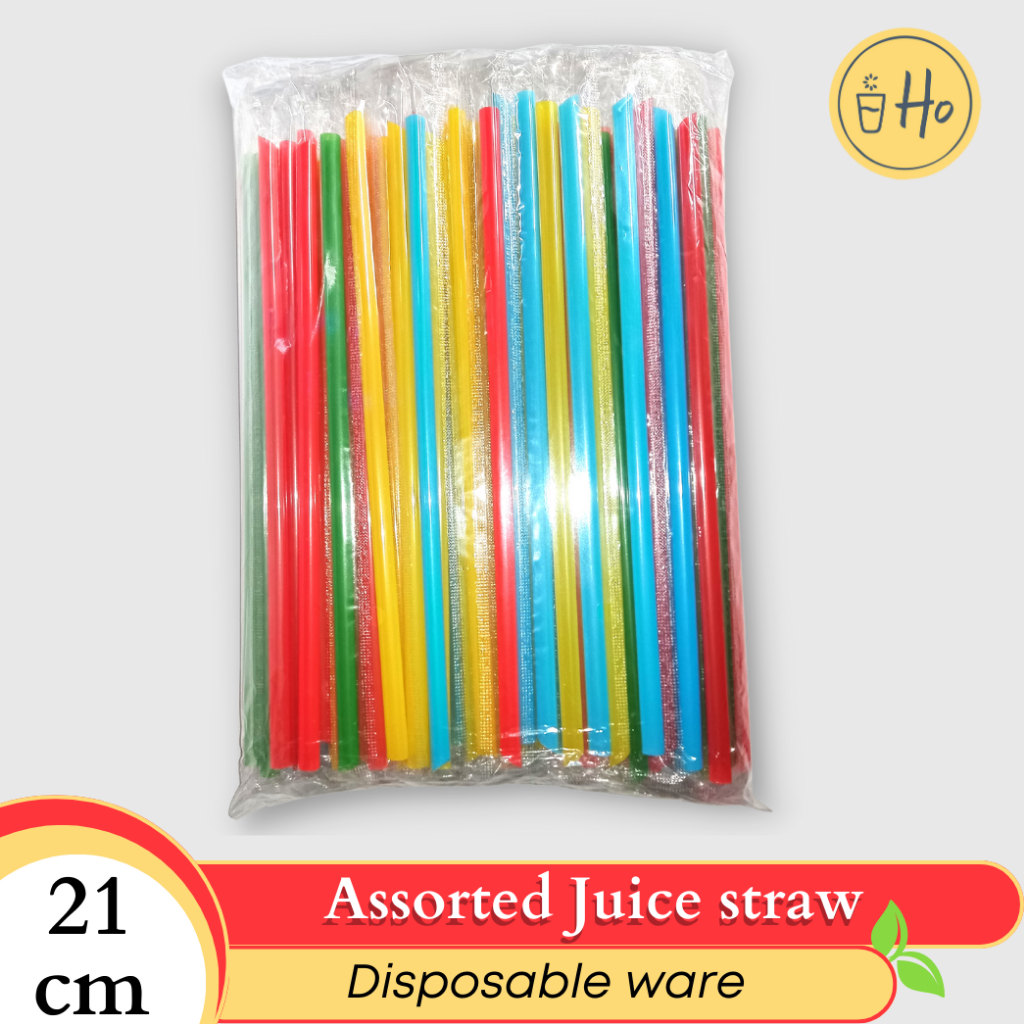 21cm /23cm Thin Straw Individual Wrapped (100 pcs/ pack) | Shopee Malaysia