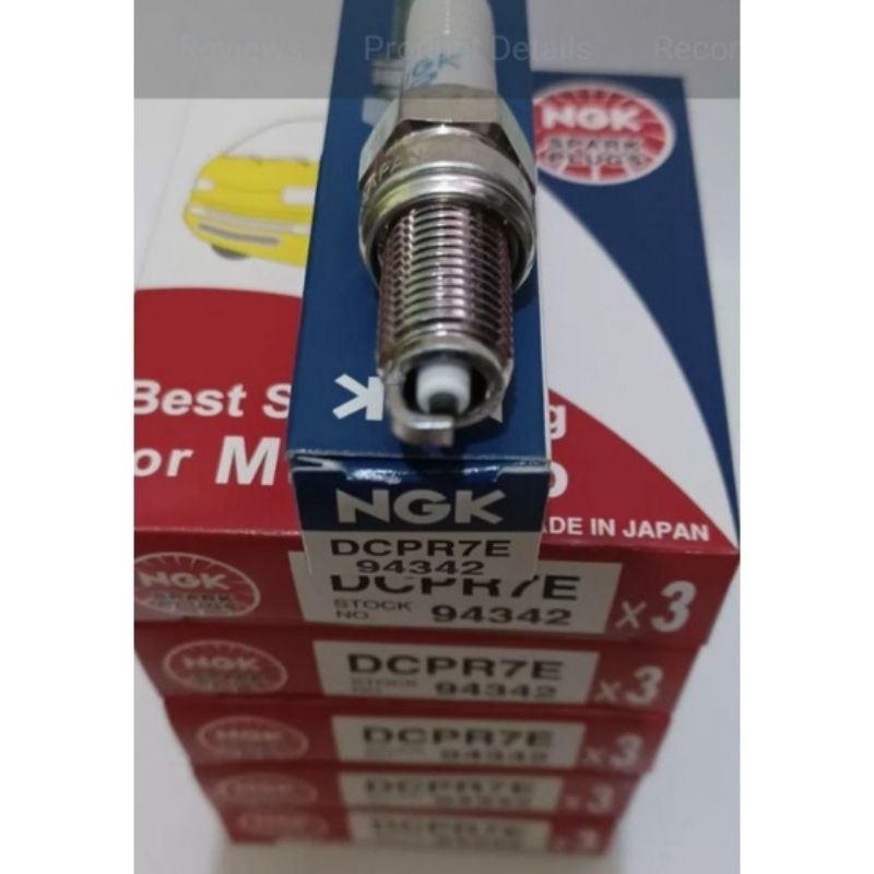 NGK spark plug (3pcs) SET.F6a K6a suzuki multicab engine DCPR7E ...