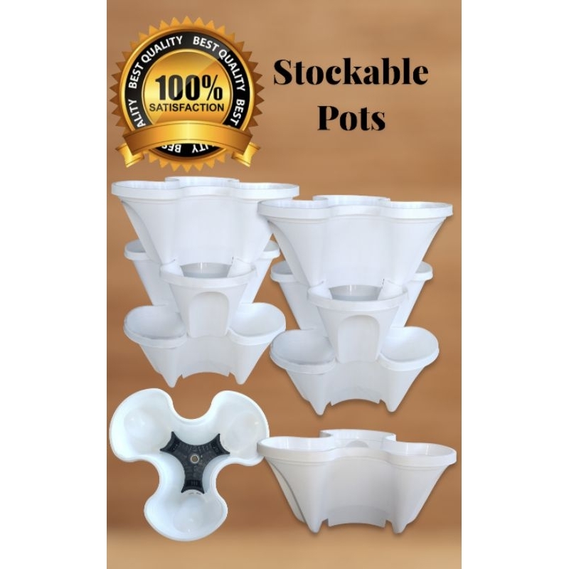 Classy Stockable Pots! Best for your hydrophonic plants and veggies ...