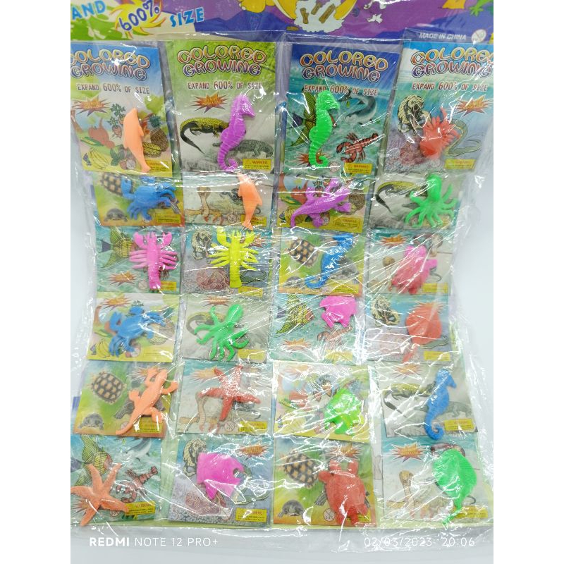 24pcs Kisses Crystal Ball Growing Sea Creatures Growing Insects ...