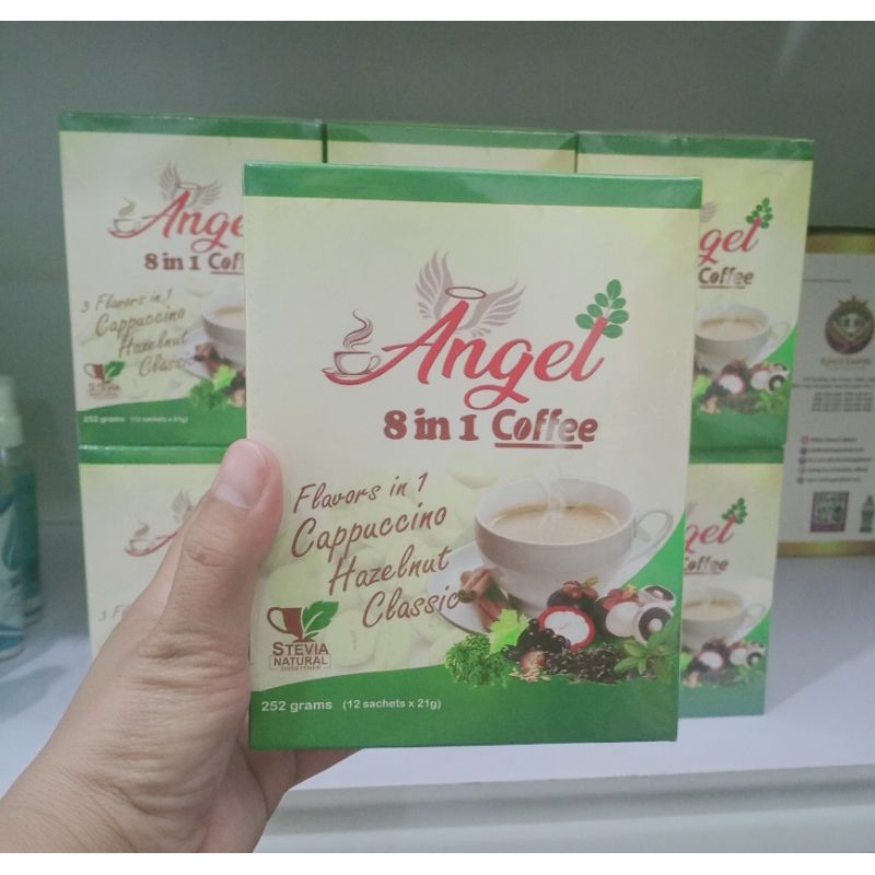 Angel Coffee 8 in 1 Coffee 12 Sachets(2 box) | Shopee Malaysia