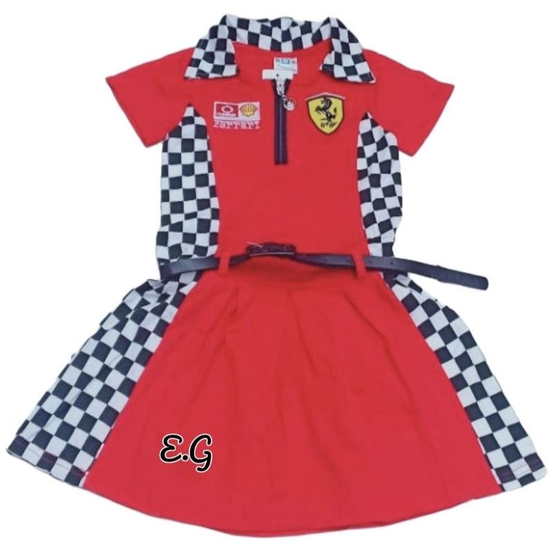 Ferrari Dress Racing Costume For Kids | Shopee Malaysia
