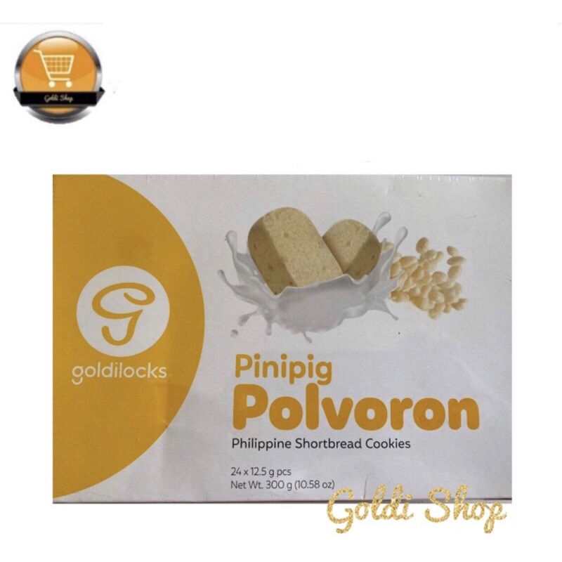 Goldilocks Pinipig Polvoron Box 24s | Shopee Malaysia
