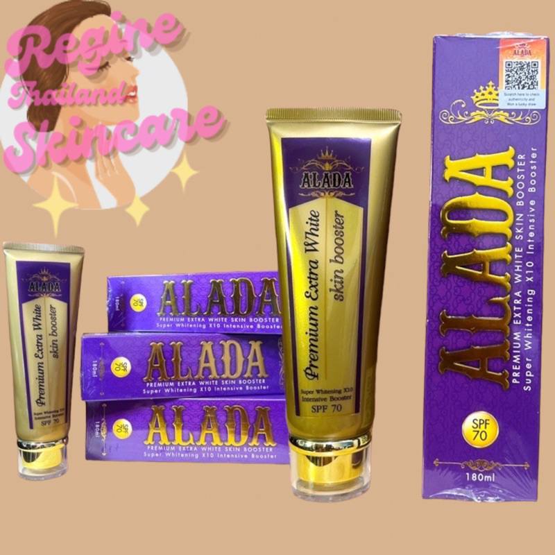 ALADA SKIN BOOSTER PREMIUM EXTRA WHITE with SPF 70 | Shopee Malaysia