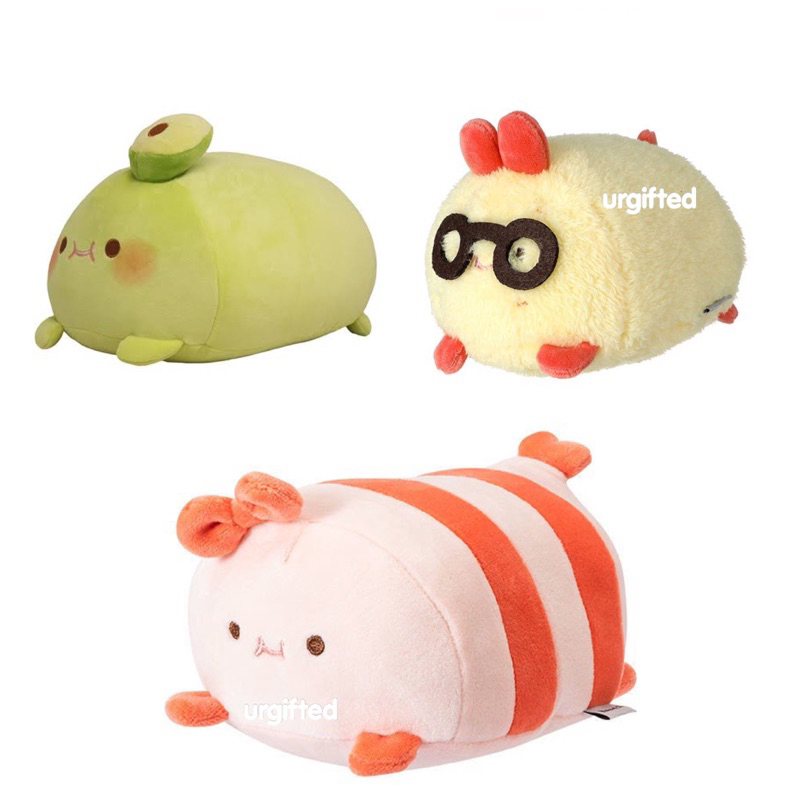 Vitality Cafeteria Plush Toy by Miniso 15cm (Avocado Butterfly Shrimp ...