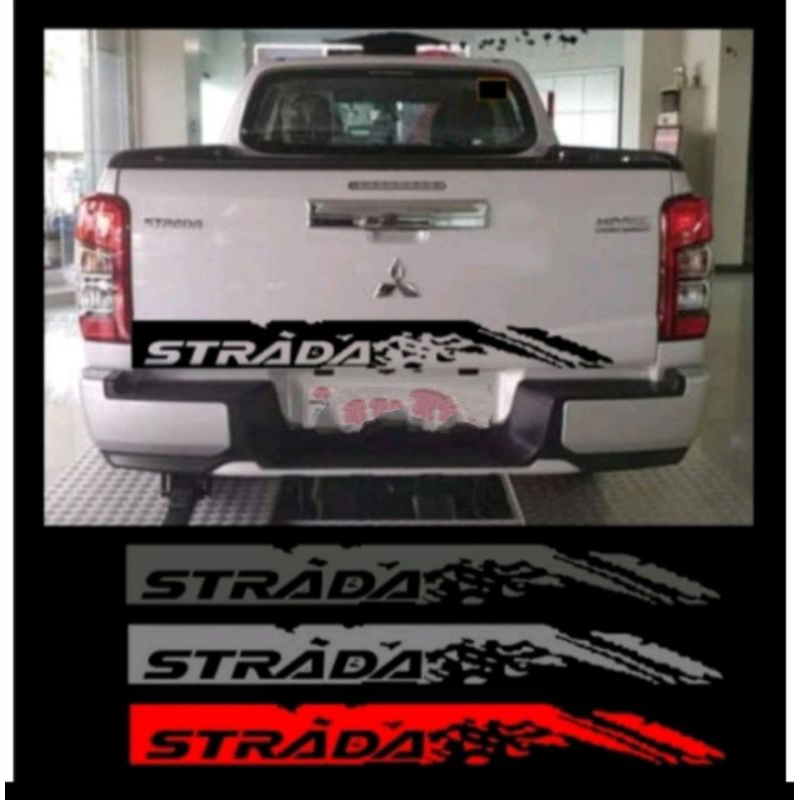 Tailgate Sticker for Mitsubishi Strada 1pc only | Shopee Malaysia