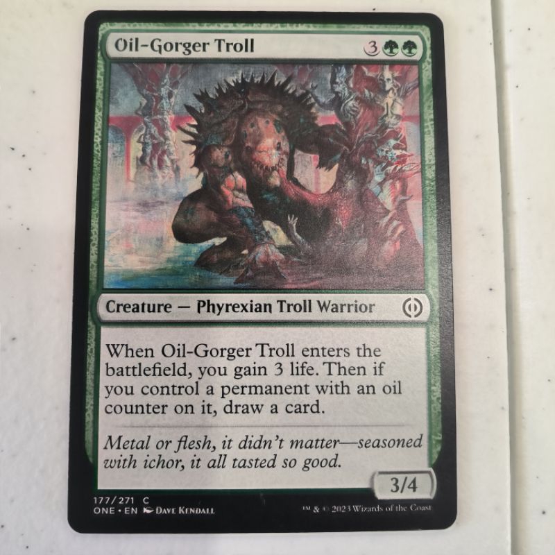 mtg - oil-gorger troll ONE 177 | Shopee Malaysia