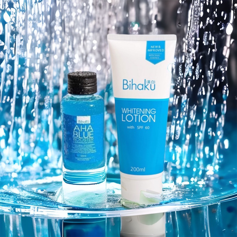 BIHAKU LOTION 200g + Bihaku AHA Moisturizer + Sunscreen SPF 60 + Instant Whitening | Shopee Malaysia