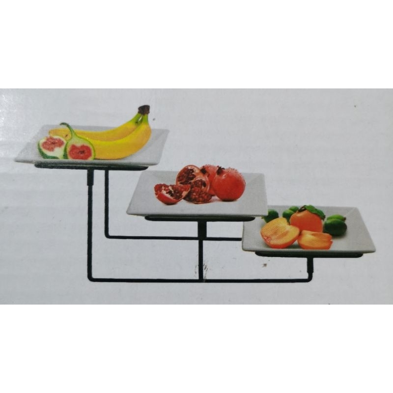 Square Plate Buffet Server Party Mix Dessert Stand | Shopee Malaysia
