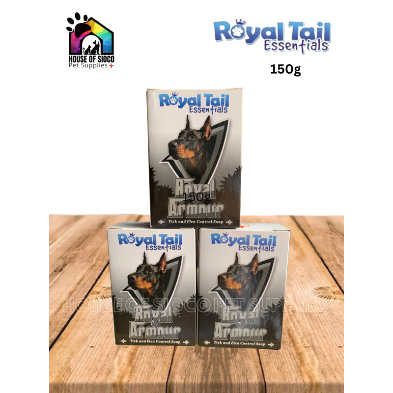 Royal Tail Essentials Royal Armour Tick and Flea Control Soap For Pets ...
