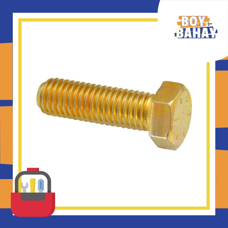 Stainless Hex Cap Screw Size 10 mm (Sold Per Pack Of 5pcs) | Shopee ...