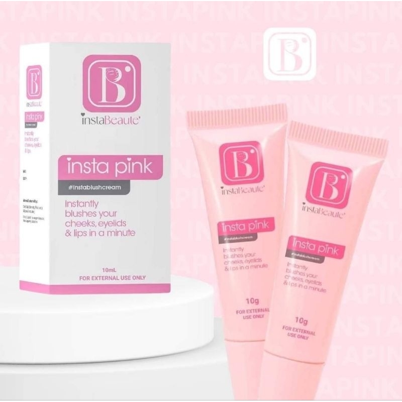 Insta Pink Blush Cream (Lips, Cheeks, Eyelids) | Shopee Malaysia