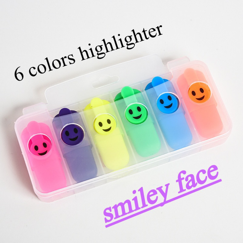 Student Marker Highlighter Office Clerk Marker Color Highlighter Smiley ...