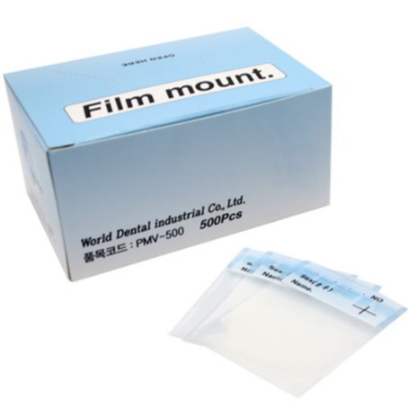 Film mount [Dental world / Korea] Dental adhesive film holder 100pcs ...