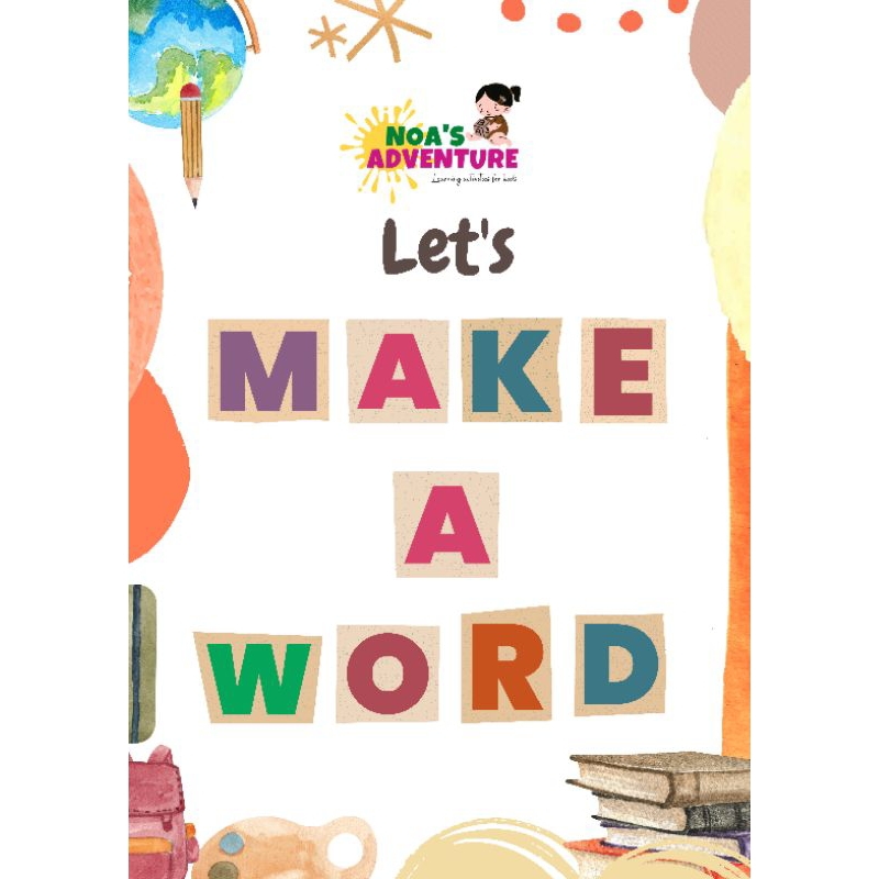 Make a Word (Laminated Velcro Activity for Kids) | Shopee Malaysia