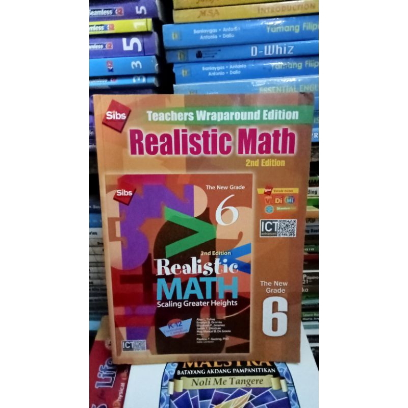 Realistic math 6 teachers manual. | Shopee Malaysia