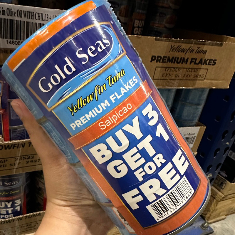 BUY 3, TAKE 1 - Gold Seas Yellowfin Tuna, Chunks in Spring Water ...