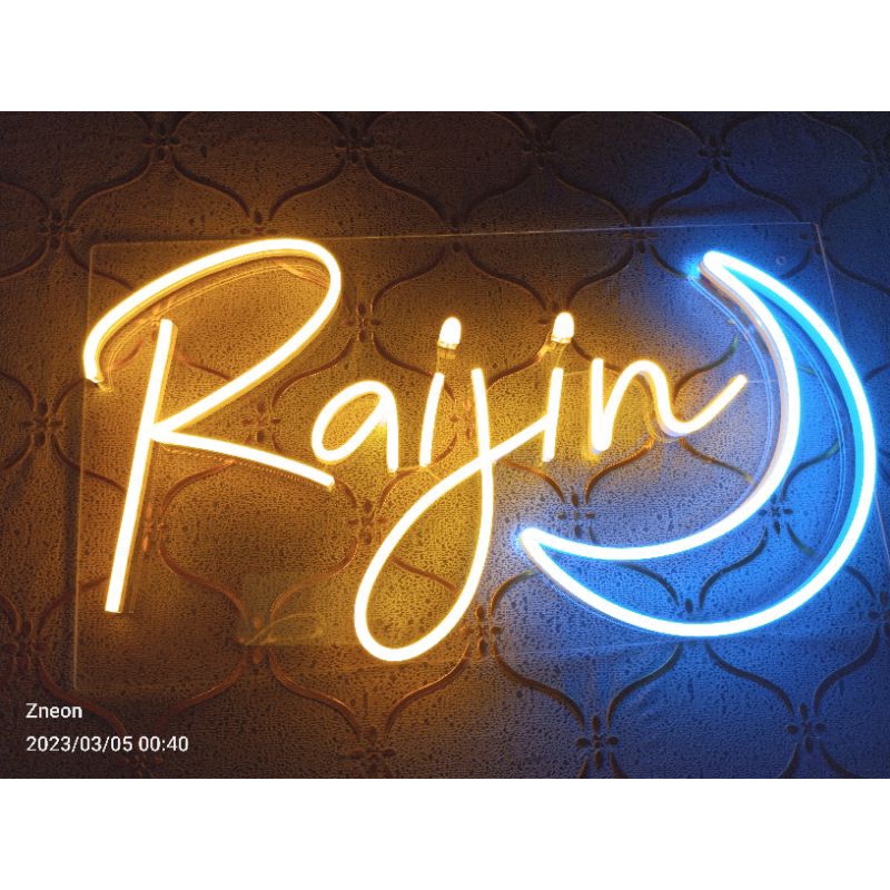 CUSTOM Neon LED Sign (on Wall Frame) | Shopee Malaysia