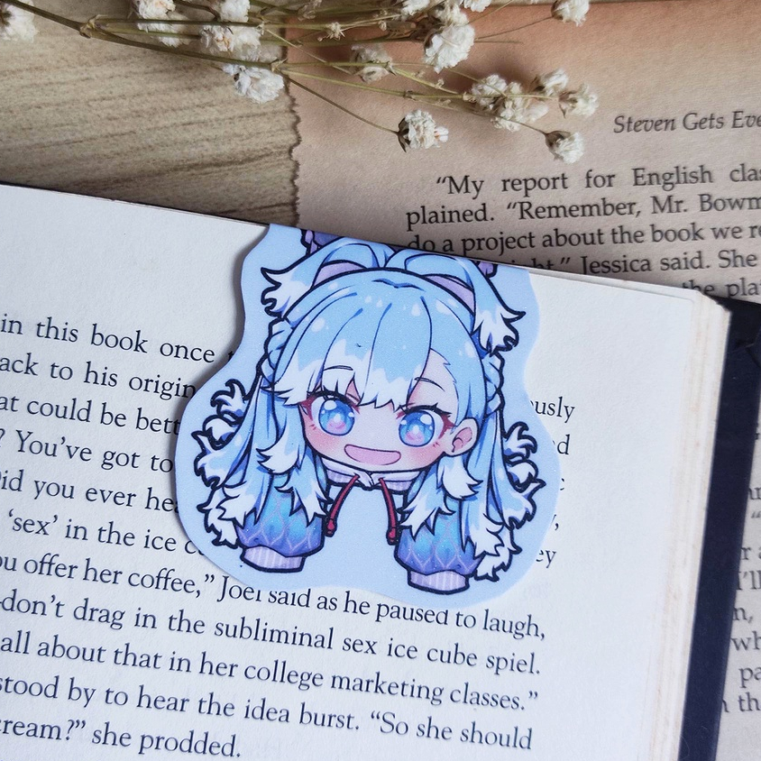 Hololive ID Kobo Kanaeru Chibi Vtuber Magnetic Bookmarks | Shopee Malaysia