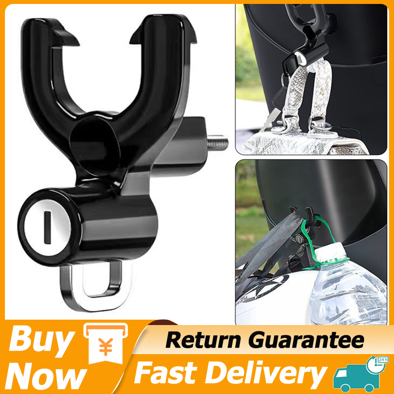 Universal Metal Motorcycle Helmet Lock Bike Handlebar Helmet Anti-theft ...