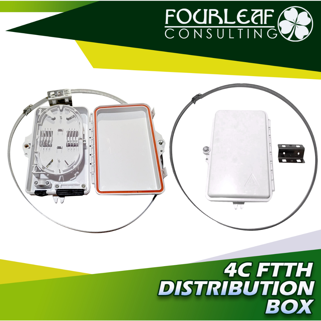 FTTH fiber distribution box 4-core fiber distribution box corridor ...