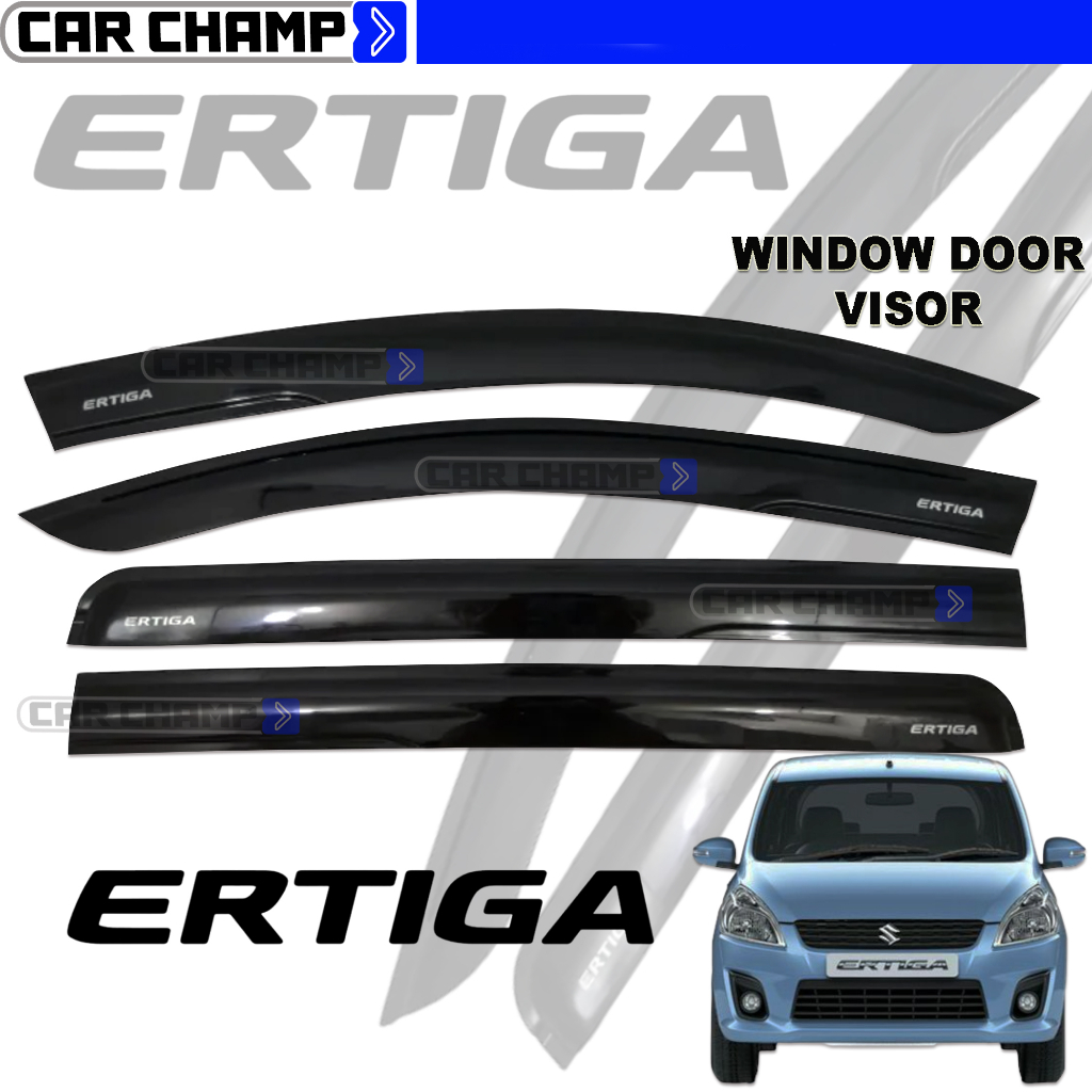 Suzuki Ertiga 2014 to 2018 OEM V1 Window door visor black Quality 2015 ...