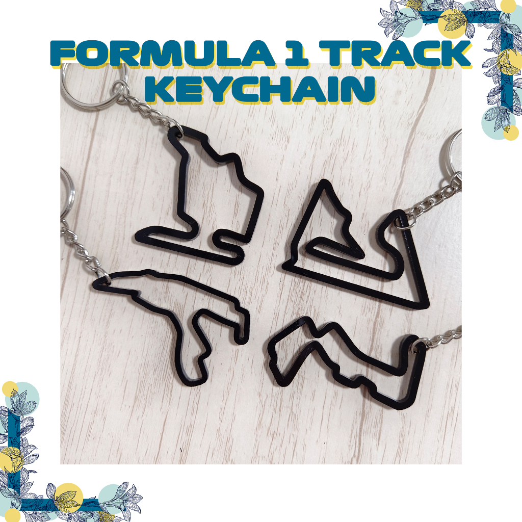 F1 Formula 1 Race Track Acrylic Keychains 3mm PAPOLS | Shopee Malaysia