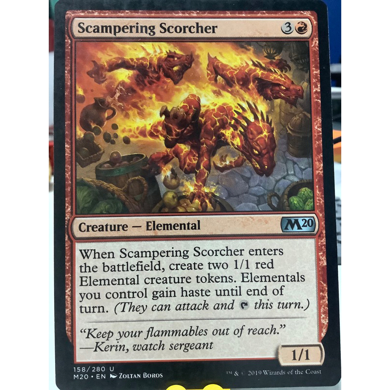 MAGIC: The Gathering - Scampering Scorcher (Core Set 2020) | Shopee ...