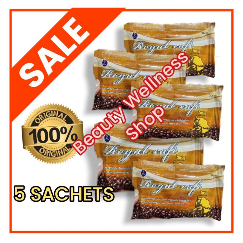 5 Sachets Trial Pack Royalife Royal Cafe Royal Coffee Made from ...