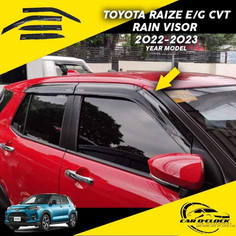 Toyota Raize Rain Visor Mugen Type (2022-2023) | Shopee Malaysia