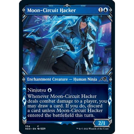Moon-Circuit Hacker (Showcase) - Kamigawa: Neon Dynasty (NEO) MTG ...