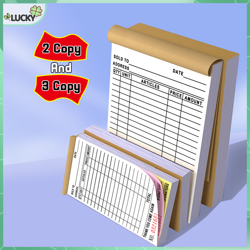 2ply/3ply order receipt resibo carbonized receipt paper receipt for ...