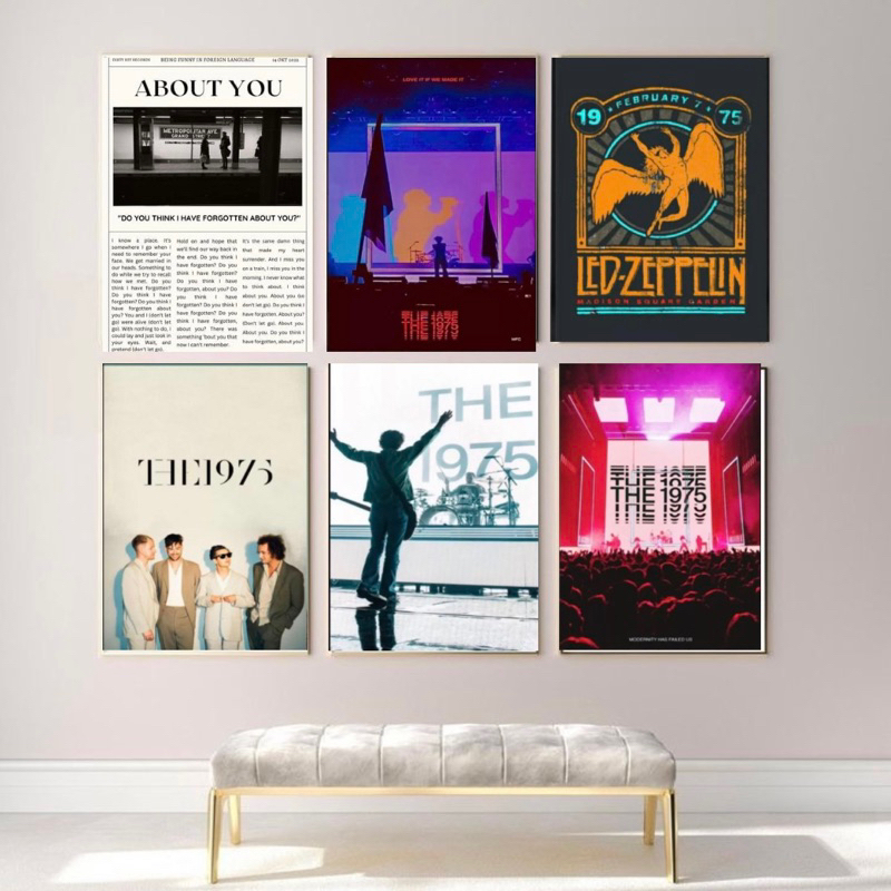 The 1975 band poster retro poster room wall decoration | Shopee Malaysia