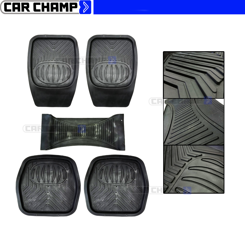 Universal Rubber Car Matting 5 pieces/set (Floor Mats)(Cargo Mats ...