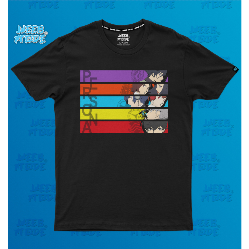 Persona 1-5 Main Character MC Male Female Atlus Game Cotton Shirt Weeb ...