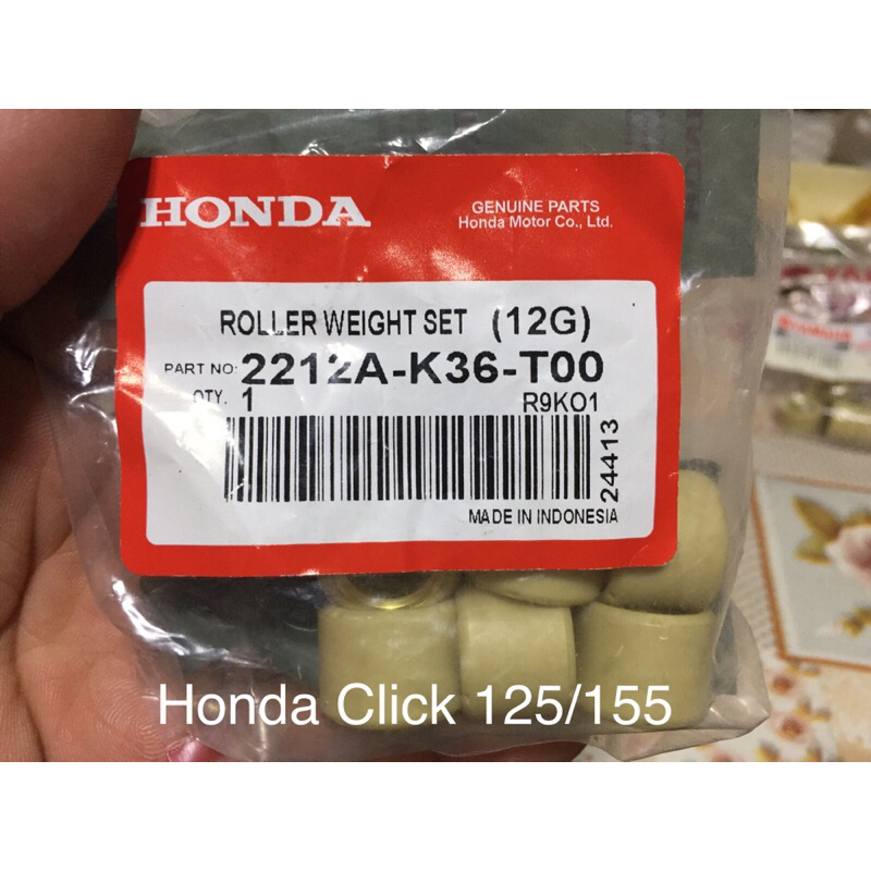 Honda Click 125/155 flyball(12 grams)6 pcs | Shopee Malaysia