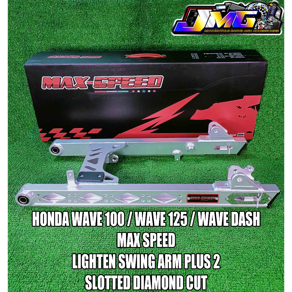 HONDA WAVE100/WAVE 125/WAVE DASH MAX SPEED LIGTHEN SWING ARM PLUS 2 AND ...