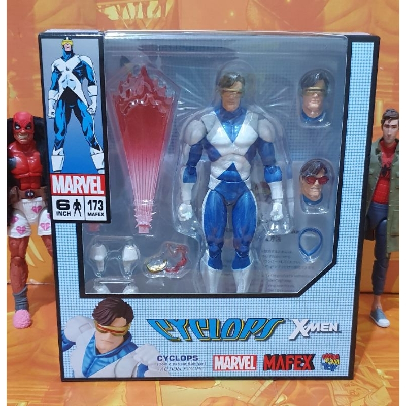 MAFEX CYCLOPS (COMIC VARIANT SUIT) no. 173 | Shopee Malaysia