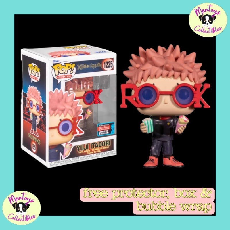 Funko POP! Jujutsu Kaisen - Yuji Itadori Rook Glasses Fall Convention ...