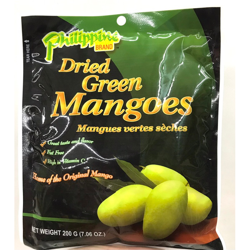 200g Philippine Brand Dried Green Mangoes Pasalubong Cebu Mango ...