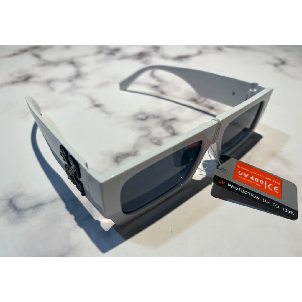 [white Cross] Og Locs Gangsta Shiny Shades For Chicano And Chicana