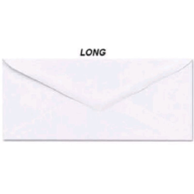 White Mail Envelope Long size 10 | Shopee Malaysia